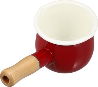 Pretyzoom Milchdampftopf Aus Emaille Dampfkochgeschirr Zum Garen Suppendampfer F&uuml;r Haushalt Emaille-saucentopf Hochwertiges Kochgeschirr F&uuml;r Milchprodukte