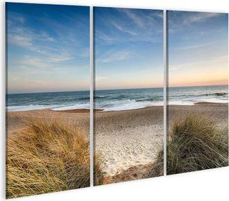 Islandburner Bild auf Leinwand Weg Zum Meer Urlaubsfeeling Strand In Der Nähe Von Christchurch Natur Leinwandbild Wandbild Prime Bilder für Wohnzimmer etc