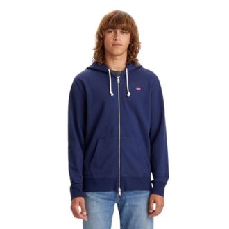 Levi's Homme, Sweatshirts et sweats &agrave; capuche, Bleu, Taille: XS SweaT-shirt zipp&eacute;