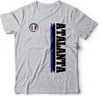 Generico T-shirt Atalanta Plusieurs couleurs Sport Football Tifosi Ultras la Dea, gris, XL