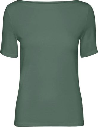 Vero Moda Vero Moda, Femme, Tops, Vert, Taille: 46 FR T-shirt &agrave; encolure bateau