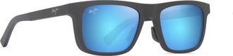 Maui Jim unisex, Accessoires, Gris, Taille: 52 MM Moaka Rectangular Lunettes de soleil