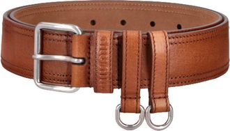 Miu Miu Leather Logo Belt