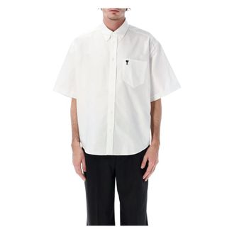 Ami Homme, Chemises, Blanc, Taille: XL ADC Bowling Shirt