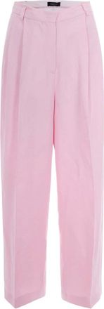Fabiana Filippi Femme, Pantalons, Rose, Taille: 38 FR Wide Pantalons