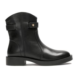 Kazar Schwarze Stiefel mit flacher Sohle.Dieses Produkt f&auml;llt klein aus. - - Shoes - Damen - Schwarzk - 37 EU