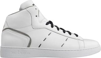 Kiton Homme, Chaussures, Blanc, Taille: 42 1/2 EU Baskets en cuir