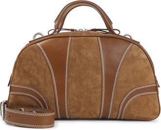 Dries Van Noten Homme, Sacs, Brun, Taille: ONE Size Sac Week-End en Cuir de Veau