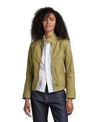 G-Star G-Star Femme Veste Biker, Vert (smoke olive D23251-D387-B212), XXS