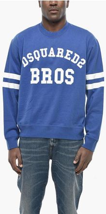 Dsquared2 Crewneck T-Shirt D2 BROS Printed Cotton size Xxl