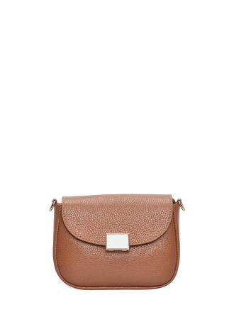 Anna Luchini Braun Rindsledertasche
