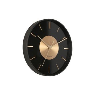 Karlsson Horloge Murale avec Disque dor&eacute; Noir