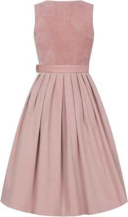 N&uuml;bler Trachtenkleid Midi Dirndl Kayla in Puderrosa von N&uuml;bler - Rockl&auml;nge 60 cm