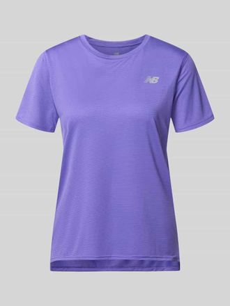 New Balance T-Shirt mit Logo und Rundhalsausschnitt