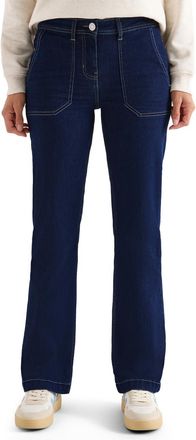 Cecil Damen 3817326 Bootcut Jeans, Rinsed wash, 28W x 32L