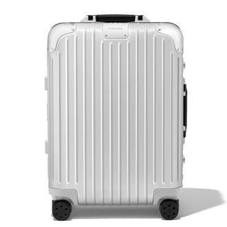 Rimowa Original Cabin Twist Koffer in Silber und Schwarz - Aluminium - 55x40x23