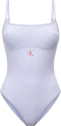 Calvin Klein Jeans Femme, Maillots de bain, Bleu, Taille: 40 FR ONE Piece