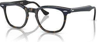 Ray-Ban Hawkeye Optics Blau Auf Havana Fassung Demo Gl&auml;ser Glas Polarisiert 48-21