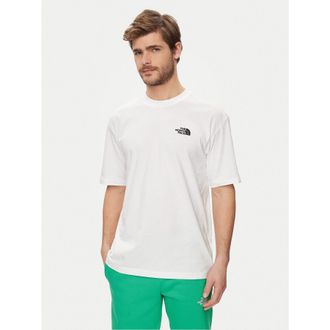The North Face T-Shirt Simple Dome NF0A87NR Weiß Oversize