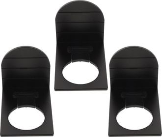 TOPBATHY Alipis 3 St&uuml;ck Badezimmer Flaschenhalter aus Rostfreiem Metall Wandmontierter Wasserfester Shampoo und Fl&uuml;ssigseifenhalter mit Verstellbarem Haken Dus