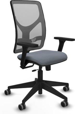 Piqueras y Crespo B&uuml;rostuhl aus Stoff mit 3D-Armlehnen, h&ouml;henverstellbare Lendenwirbelst&uuml;tze, ausgestattet mit Syncro/Traslack und Schneideschaum, mit Rollen 65 mm, Par