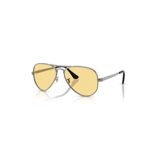 Ray-Ban Aviator Max Summer Capsule Sonnenbrillen Gunmetal Fassung Gelb Glas 58-16