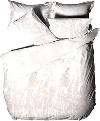 furn. The Linen Yard Pampas Bettbezug und Kissenbezug-Set, Baumwolle, Err&ouml;ten, Kingsize