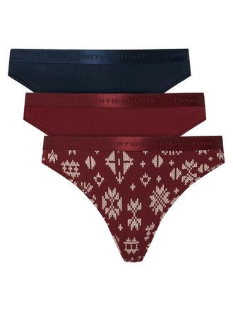Tommy Hilfiger Panty-Set UW0UW05529 Dunkelrot