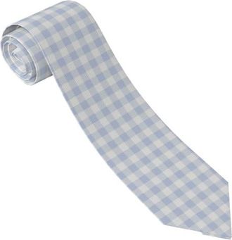 Generic Cravate DAffaires Motif &Agrave; Checkered Bleu Classique Men Tie &Eacute;troit Cravate Homme Pour Travail &Eacute;v&eacute;nements F&ecirc;te