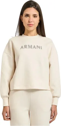 A|X Armani Exchange Damen, Sweatshirts & Hoodies, Beige, XLGr&ouml;&szlig;e