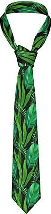 Generic Cravate Pour Hommes Feuilles De Palmier Jumusi Tropical Monstersa &Eacute;troit Tie Formelle Cravates Homme Pour F&ecirc;te Travail &Eacute;v&eacute;nements