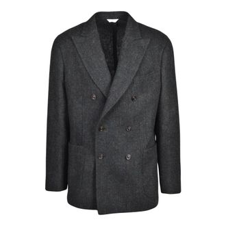 Boglioli Doppelreihiger Blazer - - Jackets - Herren - Grau - XL