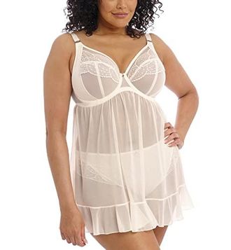 Elomi Nuisette Grande Taille avec Soutien-Gorge intégré Priya Vanilla - 105L