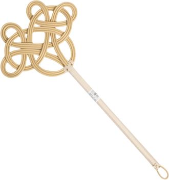 Generic Teppichklopfer Rattan-Teppichklopfer, manueller Hohlteppichklopfer mit, manueller Staubwedel, manueller Teppich-Rattan-Kl&ouml;ppel (Beige, 60cm)