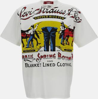 Junya Watanabe Eye Man X Levis T-shirt