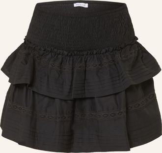 Mrs & Hugs Mrs & Hugs Rock Mit Spitze Und R&uuml;schen schwarz