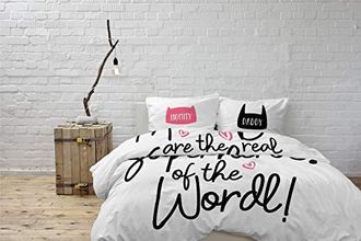 Italian Bed Linen Bettbezug mit Digitaldruck, Shine 07, 2 PLÄTZE