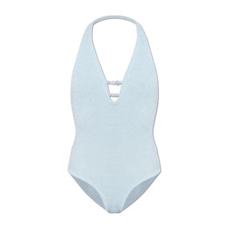 Hunza G Femme, Maillots de bain, Bleu, Taille: ONE Size Maillot de bain une pi&egrave;ce Adriana