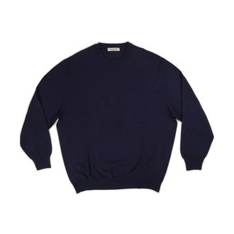 La Fileria Rundhals-Strickwaren - - Knitwear - Herren - Blau - 4XL
