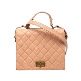 Chanel Pre-owned Quilted Satchel - - Pre-owned - Damen - Beige - ONE SIZE