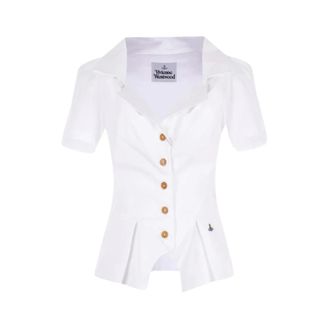 Vivienne Westwood SS Monday Shirt - - Blouses & Shirts - Damen - Wei&szlig; - S