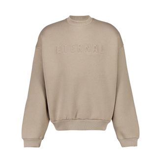 Fear of God Beiger Rundhals-Sweatshirt mit ETERNAL-Logo - - Sweatshirts & Hoodies - Herren - Beige - L