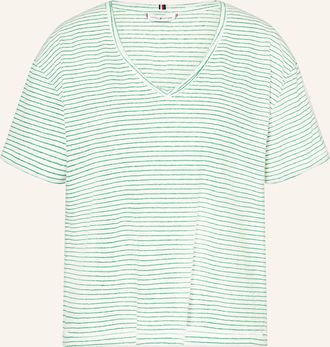 Tommy Hilfiger T-Shirt Mit Leinen weiss