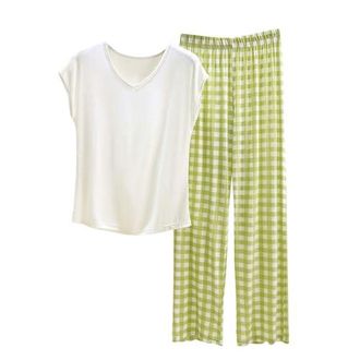 Generic Surv&ecirc;tement pour femme &agrave; col rond et en peluche &eacute;paisse et chaude en laine dagneau - Ensemble de sport tendance pour lhiver - Surv&ecirc;tement pour femme -