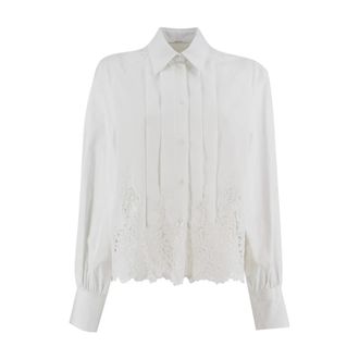 Ermanno Scervino Slim-fit Poplin Hemd - - Blouses & Shirts - Damen - Wei&szlig; - XS