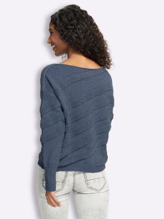 Heine Strickpullover Pullover Langarm Grobstrick, Strukturstrick