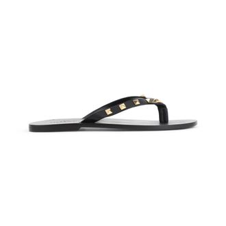 Valentino Garavani Studs Thong - - Shoes - Herren - Schwarzk - 42 EU