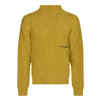 Marni Virgin Wool Rollkragenpullover - - Knitwear - Herren - Gelb - M