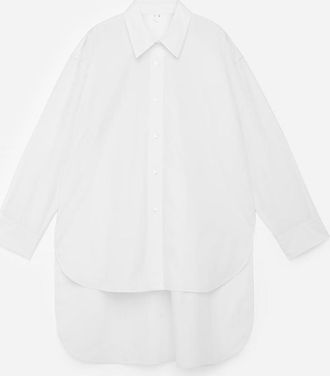 Arket Hemd Mit Verl&auml;ngerter R&uuml;ckseite -Wei&szlig;