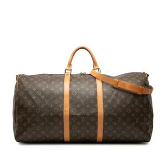Louis Vuitton Pre-owned Keepall Bandouliere 60 - Femme - Pre-owned - Brun - Taille: ONE Size